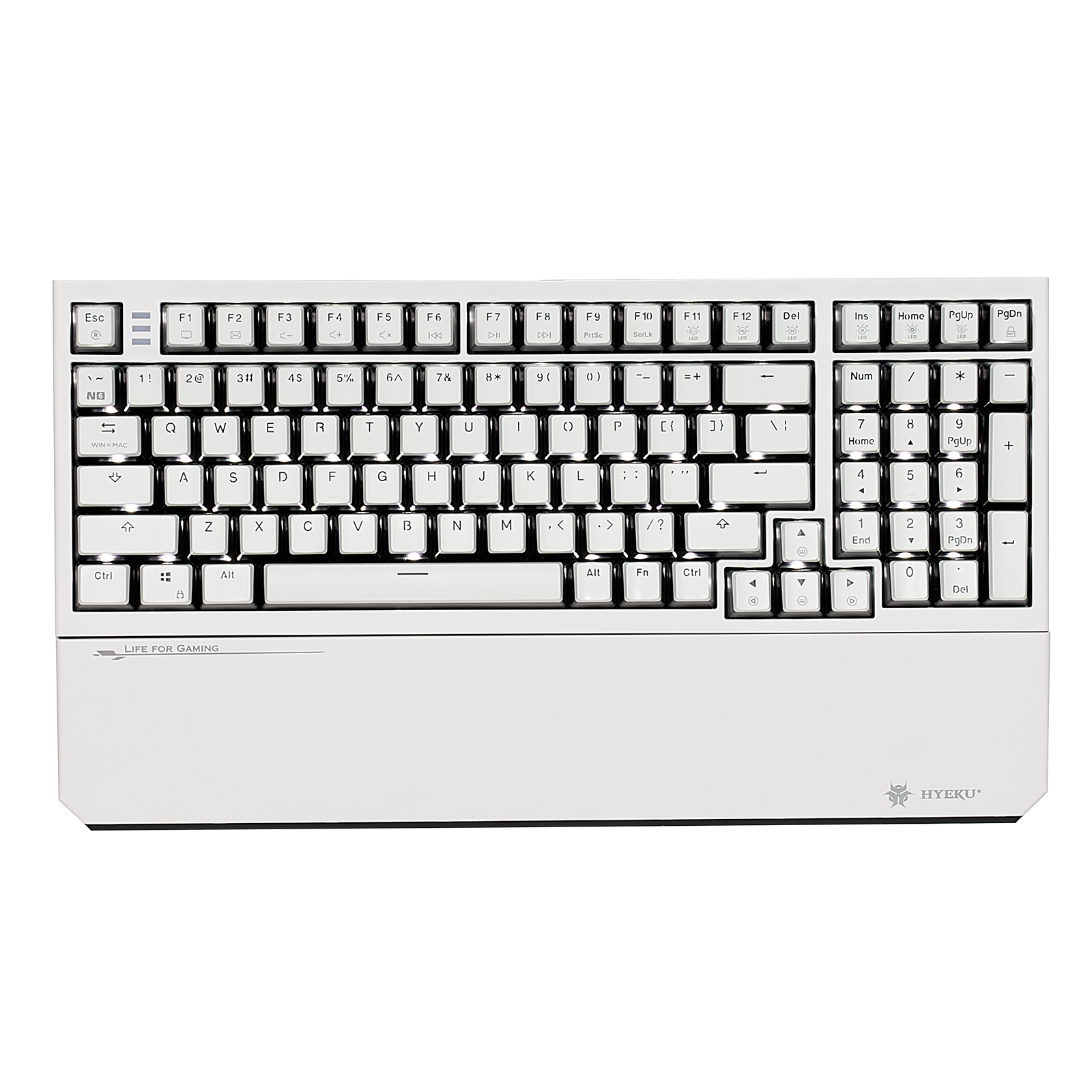 Hexgears PowerBlade X4 99 Keys Mechanical Keyboard With Mag Wrist Rest