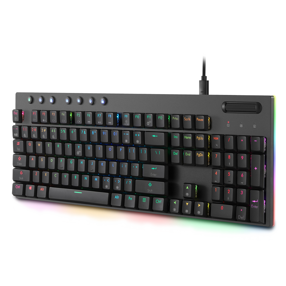 Hexgears GK1702 104 Keys Low Profile Wireless Gaming Mechanical Keyboard