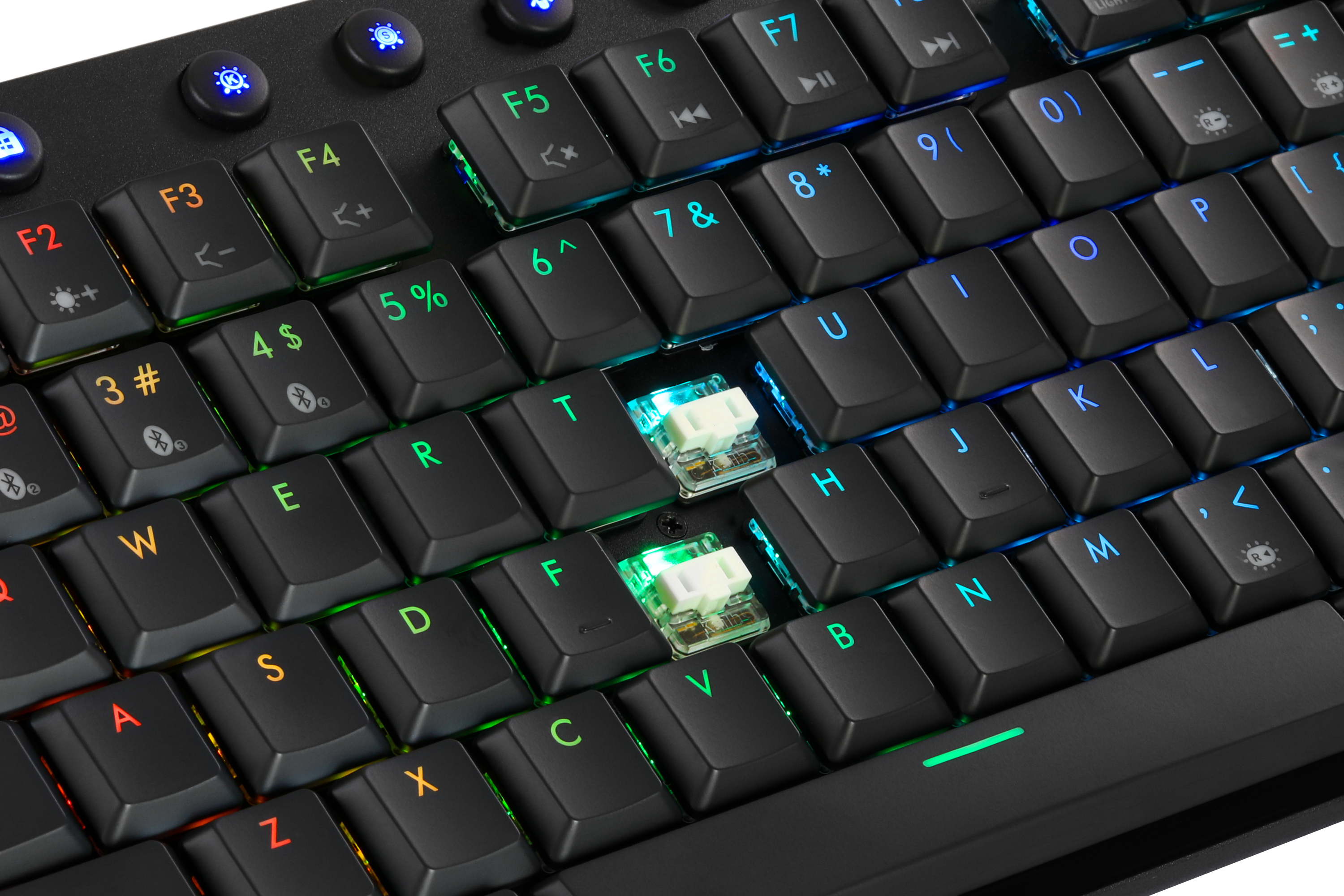 Hexgears GK1702 104 Keys Low Profile Wireless Gaming Mechanical Keyboard