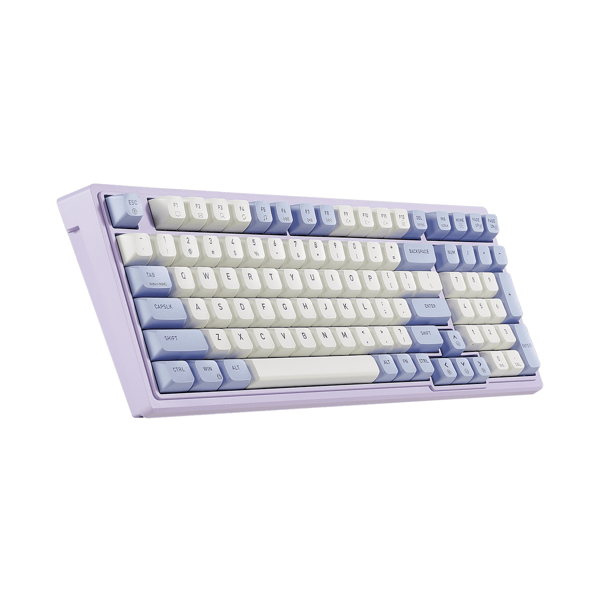 Purple Rain M4 99-Key Creamy Mechanical Keyboard for Typists | Hexgears