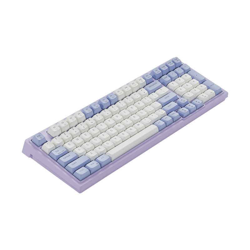 Purple Rain M4 99-Key Creamy Mechanical Keyboard for Typists | Hexgears