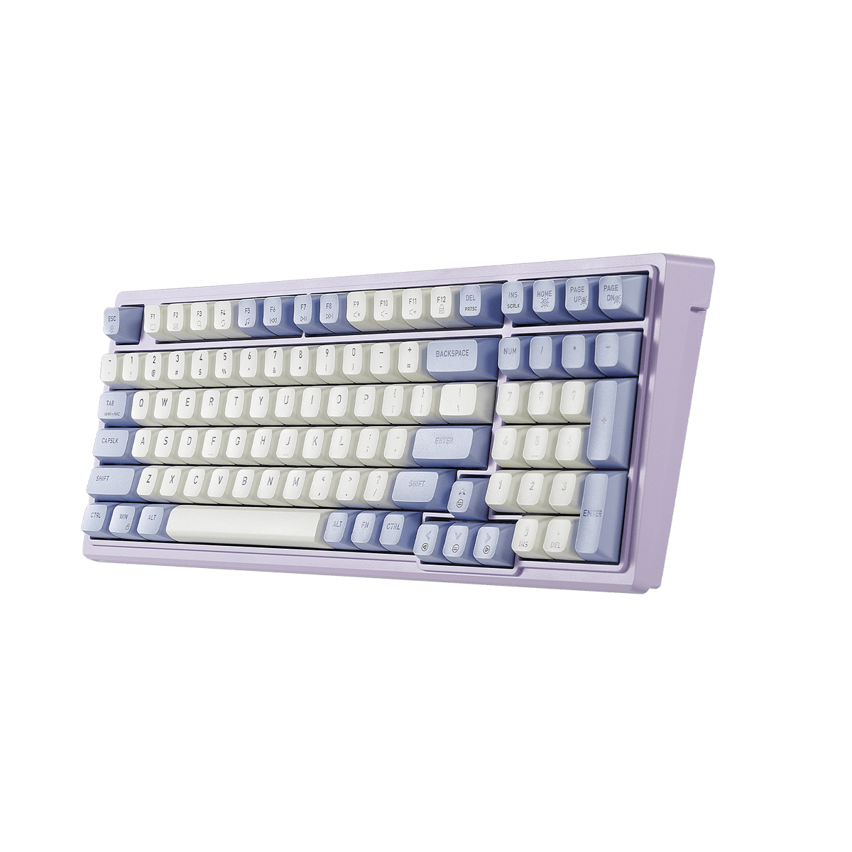 Purple Rain M4 99-Key Creamy Mechanical Keyboard for Typists | Hexgears
