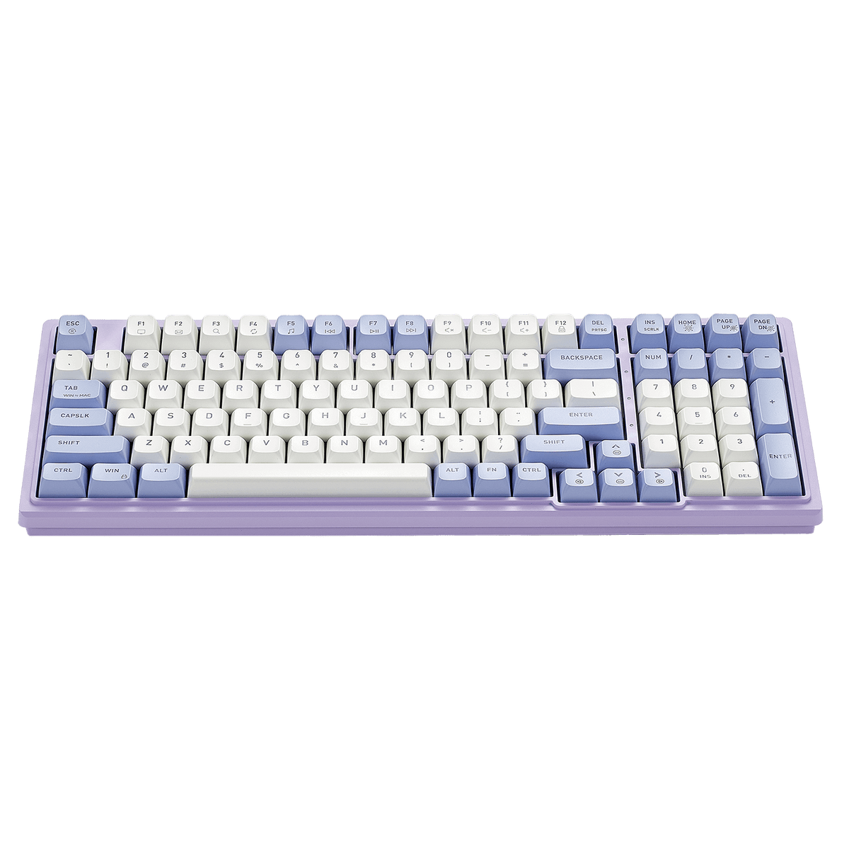 Purple Rain M4 99-Key Creamy Mechanical Keyboard for Typists | Hexgears