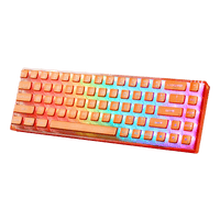 Soda Orange 68 Key Mechanical Keyboard - RGB, Wireless, Clicky | Hexgears