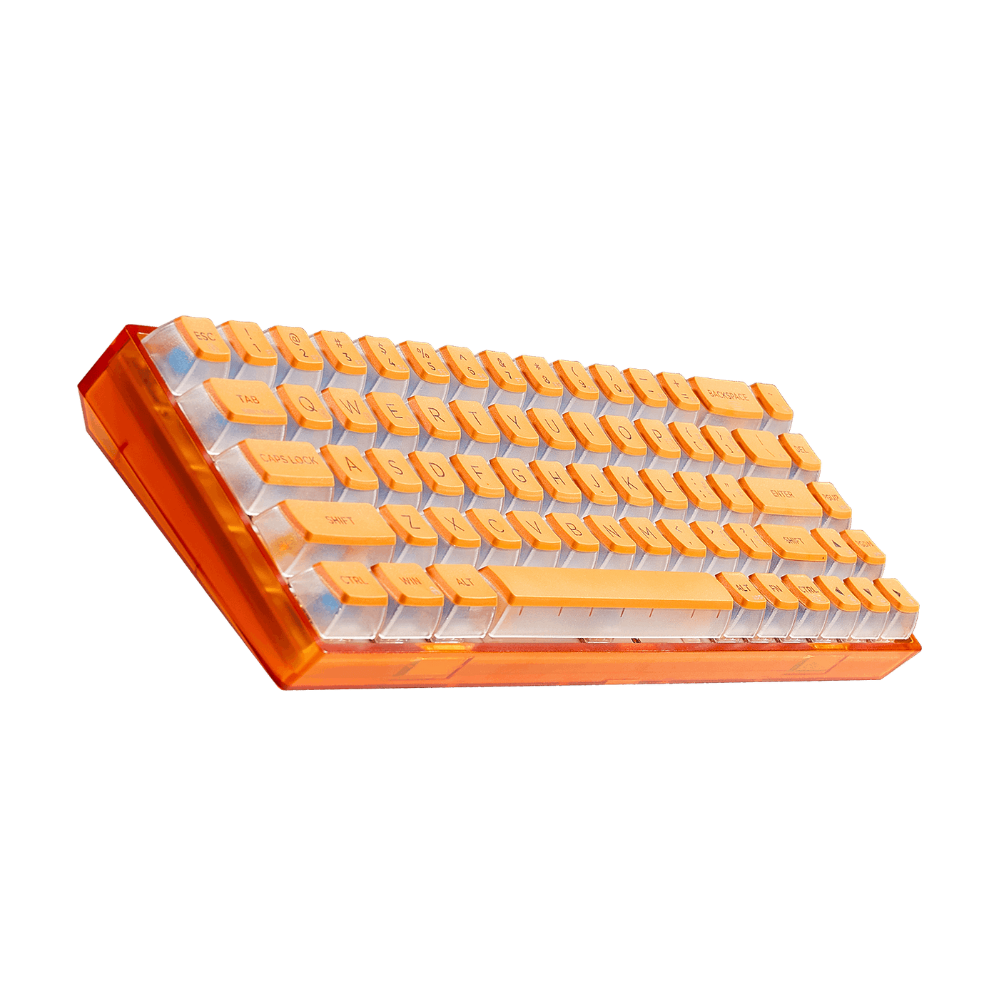 Soda Orange 68 Key Mechanical Keyboard - RGB, Wireless, Clicky | Hexgears